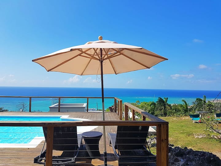 Oceanview 2bedrooms,rooftop Pool,aircon Throughout - Montego Bay