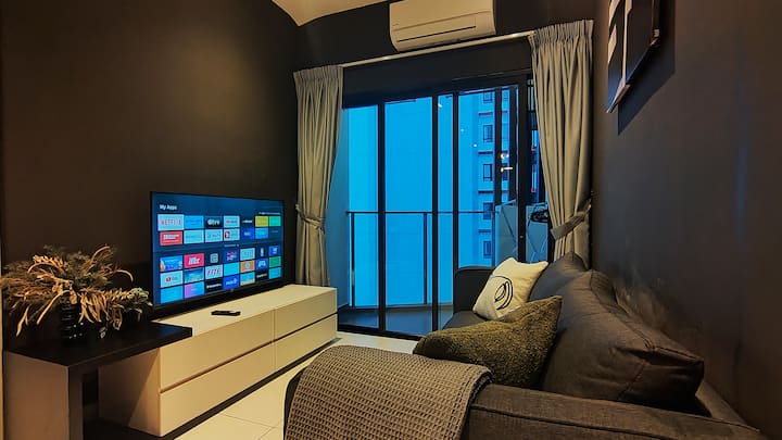 Earth Black Design 2pax 5min To Desapark City - Sungai Buloh