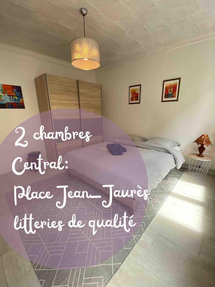 "Le Servet": 2 Chambres- Central- Place J-jaurès - Saint-Étienne