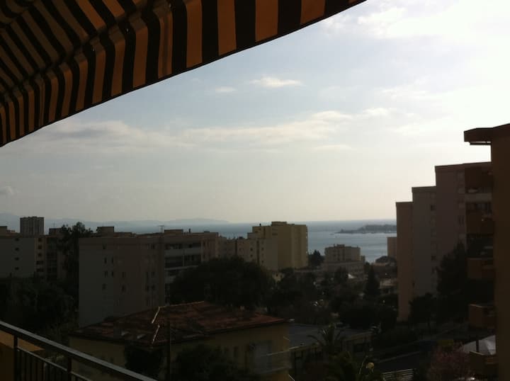 Appart Vue Mer, Climatisé, Spacieux, 3 Chambres - Ajaccio