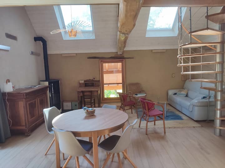 Loft Pleine Campagne Avec Piscine - Le Pont-de-Beauvoisin