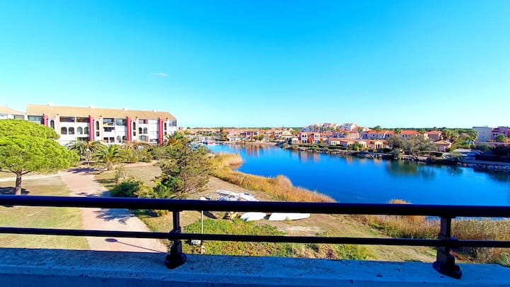 Duplex 5 Couchages / Terrasse / Piscine - Le Barcarès