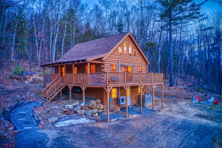 Campton Cabin - Log Cabin Home In White Mountains - Campton, NH