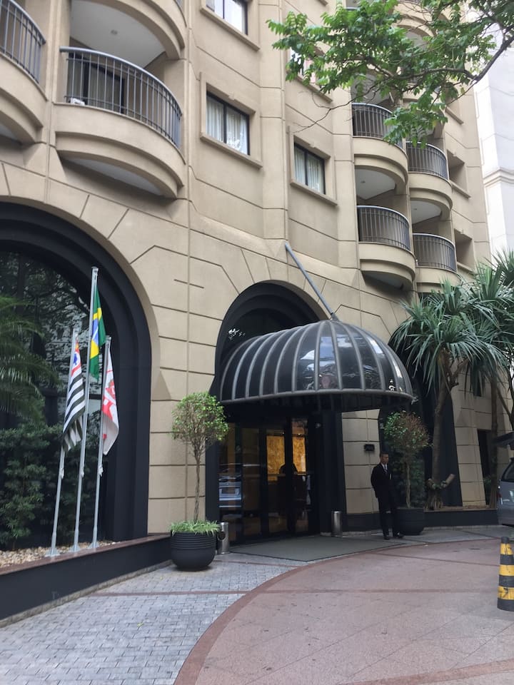 Exelente Flat Itam Dentro De Hotel 5 * Clarion - São Paulo
