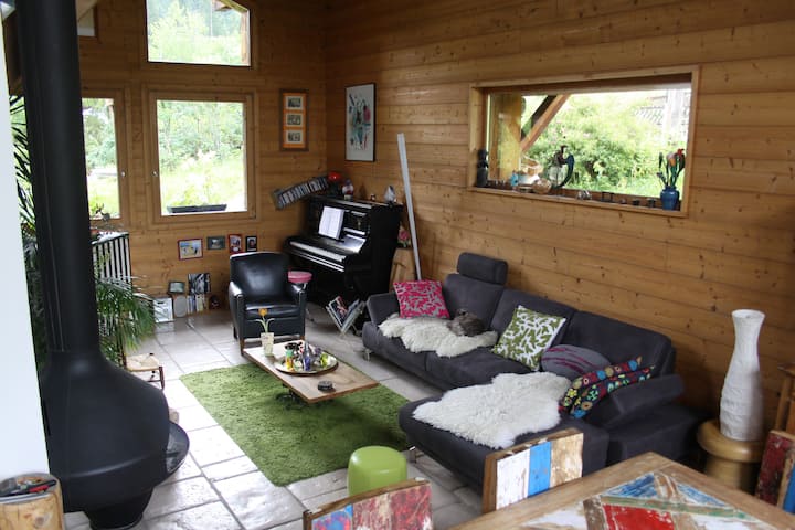 Chambre 2 Lits Simples + 1 Lit Enfant. - Chamonix-Mont-Blanc