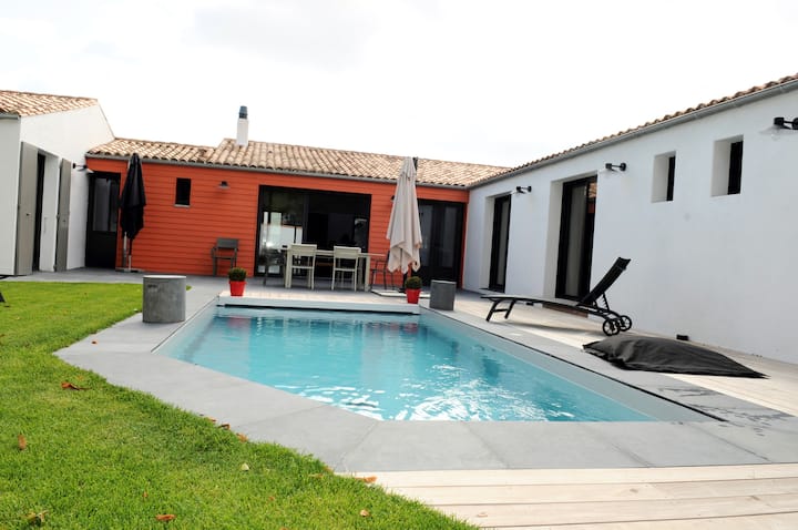 Villa La Poudrière, Au Coeur Du Village - Le Bois-Plage-en-Ré