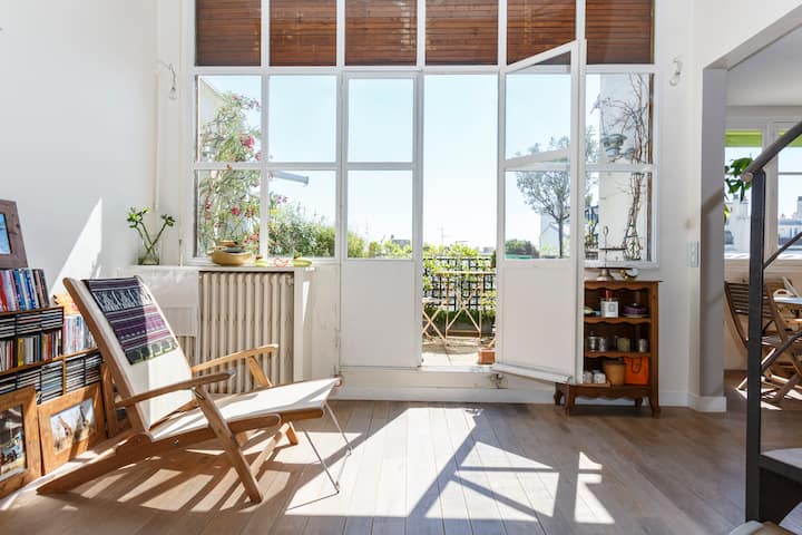 Tbeau Loft Terrasse 76m2 - 2ch - Champ De Mars - Paris