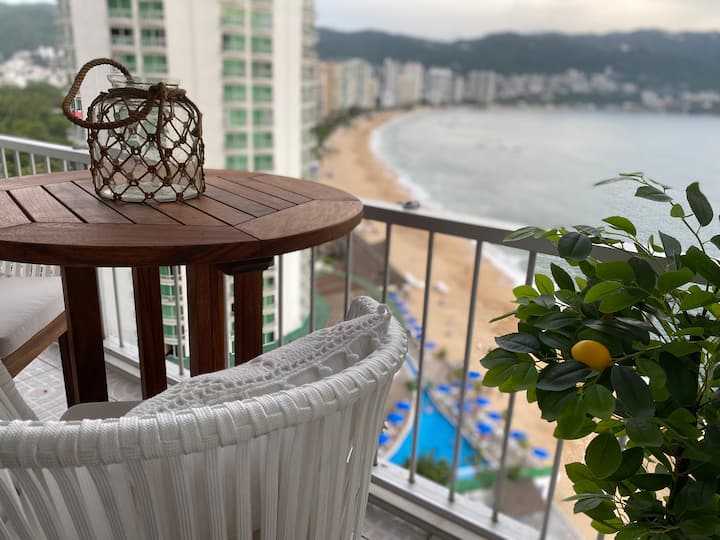 Acapulco Depa Ideal A Pie De Playa, Jacuzzi. - Acapulco