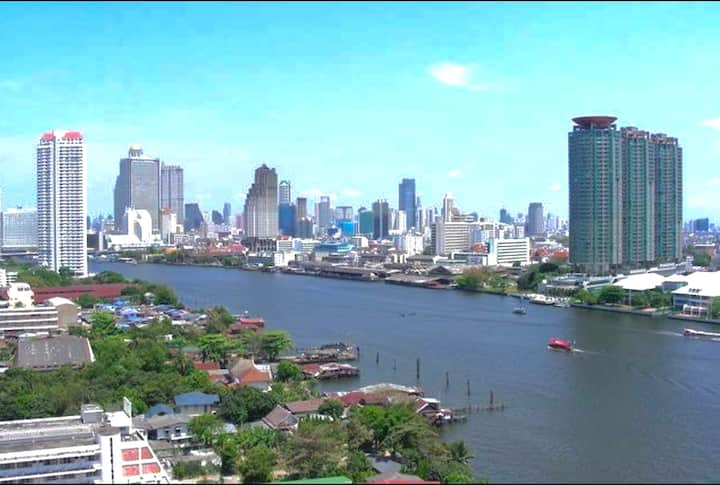 The Most Beautiful River View Bangkok,cbd,wifi - Bangkok