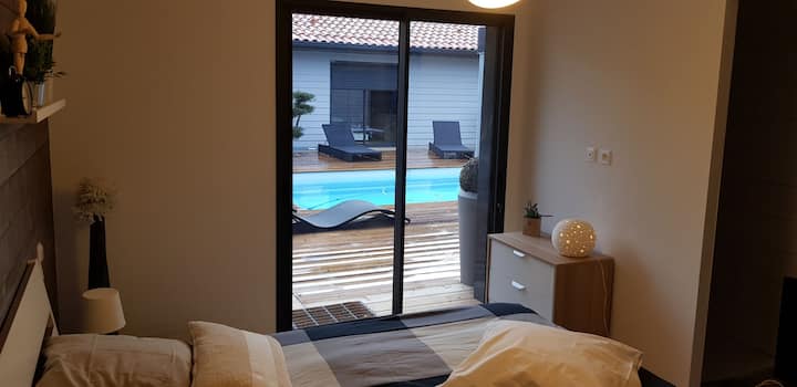 Chambre Villa Neuve  De 2018 Piscine Soustons Lac - Vieux-Boucau-les-Bains