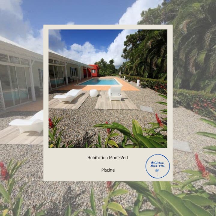Villa D'exception Avec Piscine & Vue Panoramique - Martinique