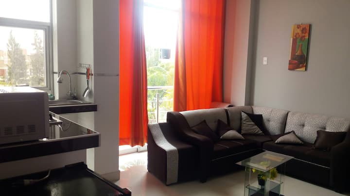 Departamento Amoblado 2 Habitaciones Con Balcón - Chiclayo