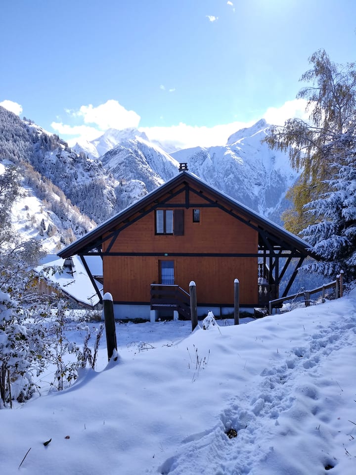 Chalet 6 Personnes Bien Situé, Vue Splendide - Les Deux Alpes