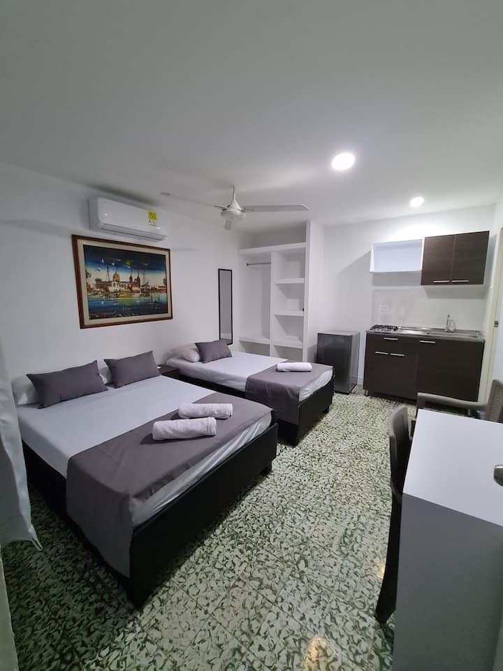 Apartaestudio Con Cocineta En El Centro Histórico - Cartagena de Indias