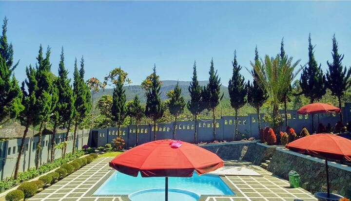 Srw 6 Br Villa Lembang 18 + Mountain View & Pool - Ciater