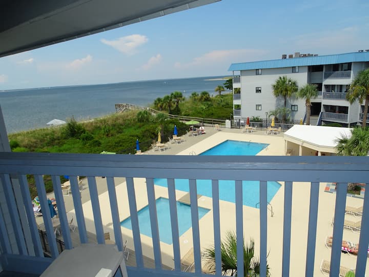 B314-top Floor.  Stunning View, Steps To The Sand. - Tybee Island, GA