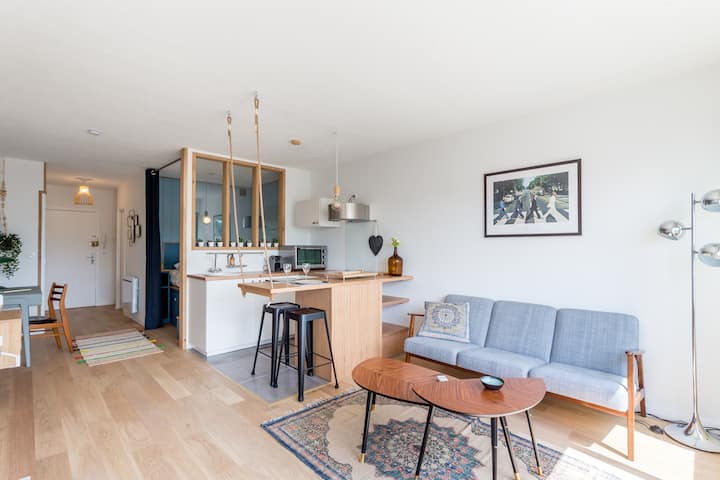 2 Vélos + Vue Montagne + Plage à Pied - Saint-Jean-de-Luz