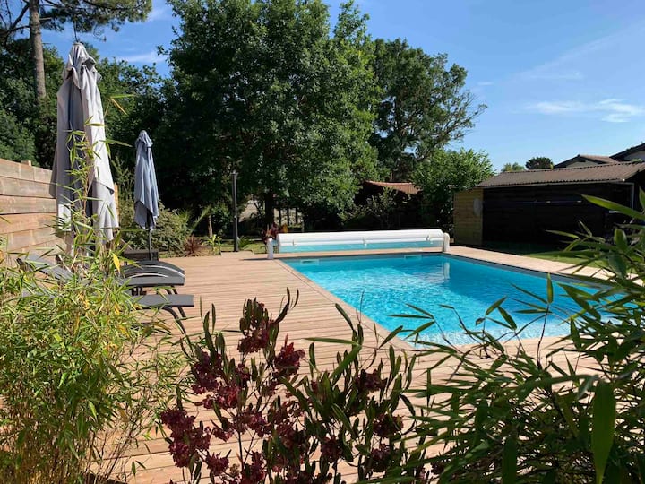 Maison Avec Piscine Chauffé - Bénesse-Maremne
