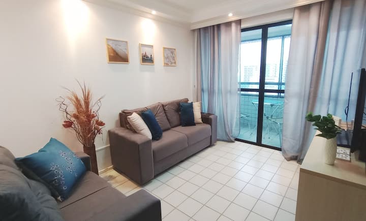 Apt Praia Boa Viagem, 3 Quartos. Super Equipado! - Recife