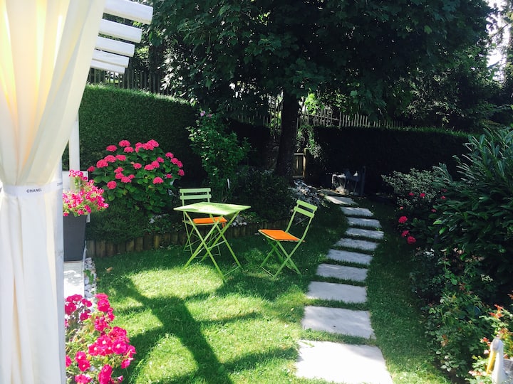 Oasis De Verdure/entrée Et Jardin Privés - Vue Lac - Montreux