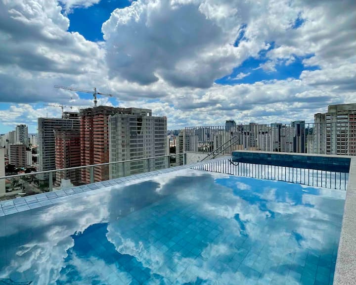 Studio  / Vaga / 900m Do Consulado 10 / Piscina / - ブラジル エルドラド