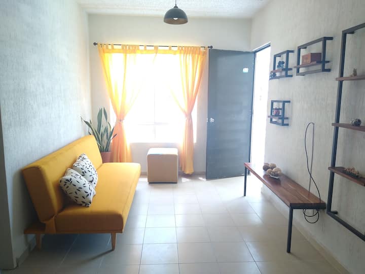 Departamento 2 Recámaras, En Privada Con Alberca. - Playa del Carmen