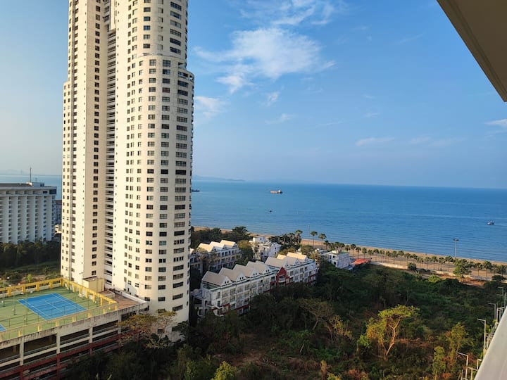 B1814lumpini Jomtien视野开阔的高层海景房 - Jomtien