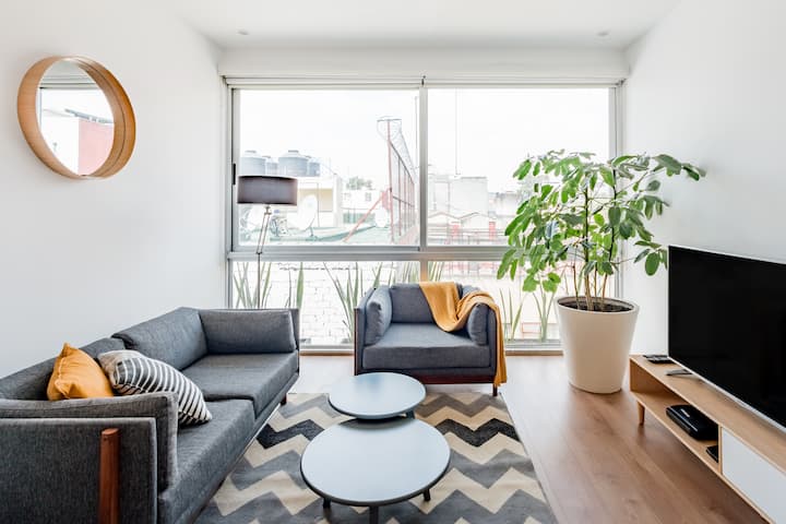 Moderno Departamento A Unas Cuadras Del Wtc - Ciudad de México