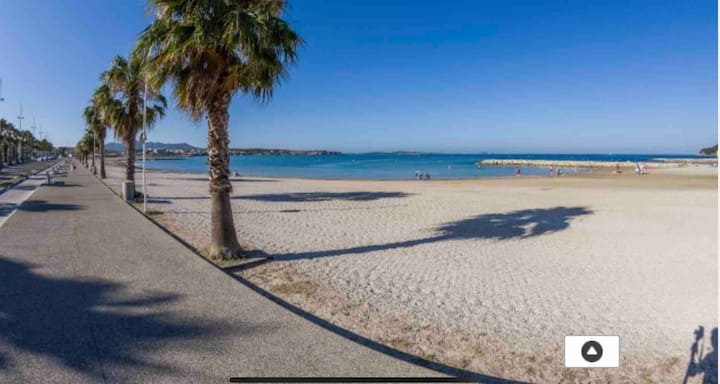 Joli T2 Vue Mer à 50 M De La Plage 2/4 Personnes - Six-Fours-les-Plages
