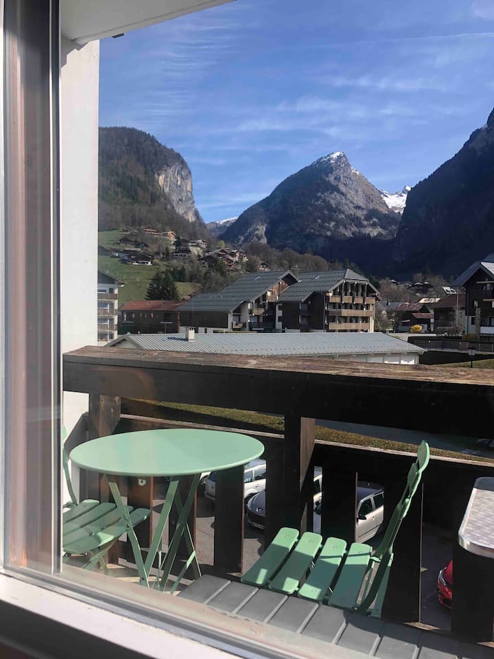 Studio 2/4 Pers Balcon Avec Vue Magnifique - Sixt-Fer-à-Cheval