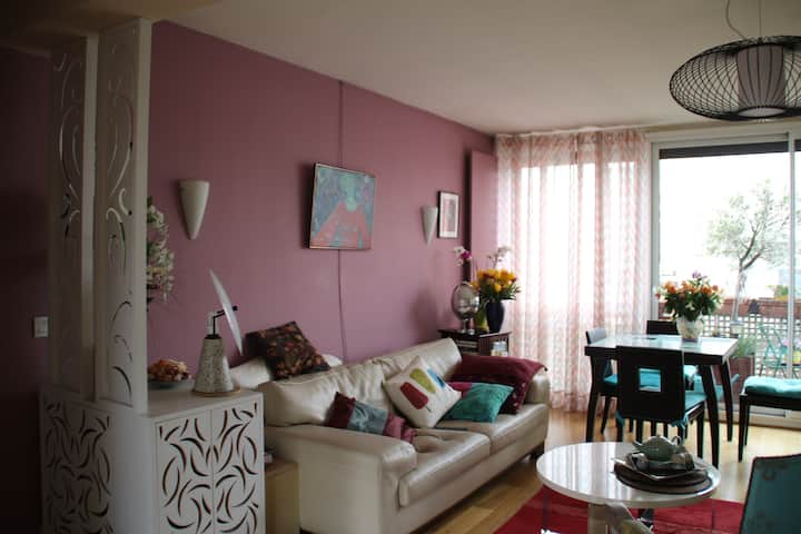 3 Pièces Charmant  Calme Avec Balcon Et Terrasse.. - Boulogne-Billancourt