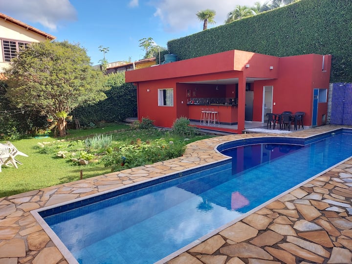 Casa De Hóspede, Com Piscina, Sauna, Banheira - Belo Horizonte