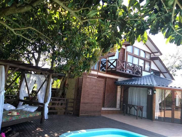 Casa Panorâmica Na Praia Do Rosa - Imbituba