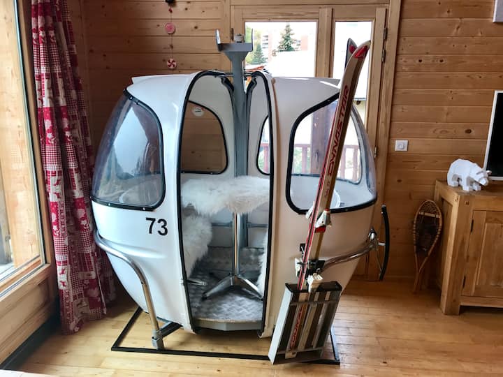 Chalet Luxe La Petite Ourse Deco Skilift Inside - Valberg