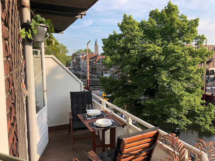 No Short Stays - Sunny Cosy Canal View Appartment - Utrecht