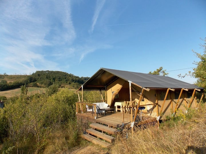 Tente Safari Tout Confort En Pleine Nature - Tarn-et-Garonne
