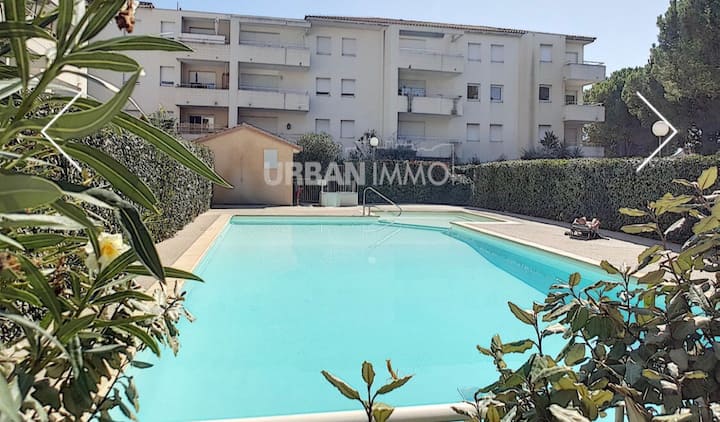Appartement T2 Sécurisé Climatisé Avec Piscine. - Montpellier