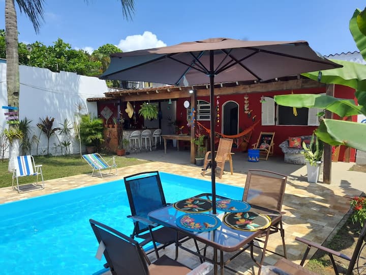 Casa De Praia Com Piscina Em Bertioga - Bertioga