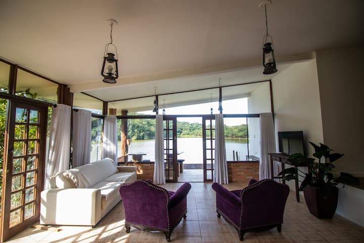 Chácara C/ Vista, Lago, Lazer, Piscina E Churrasco - Itupeva