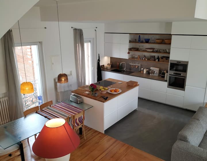 Grand Loft+1 Chambre, Jardin - Rivesaltes