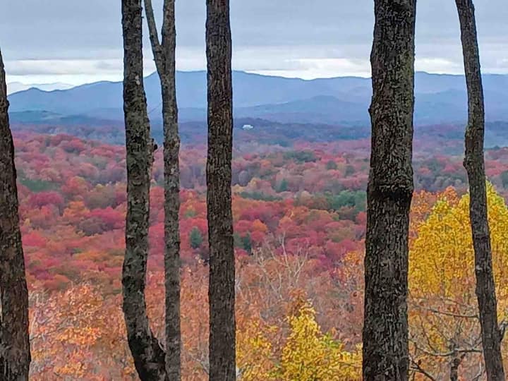 Magical Mountain View - A tree house feel - Cabins for Rent in blue ...