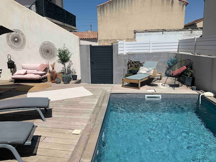 Maison De Village Avec Mini Piscine Cosy - Vendargues