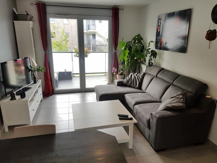 Appartement 42 M2 Tout éQuipé+ Balcon - Carquefou