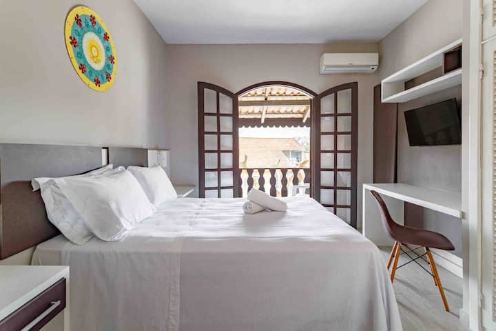 3 Quadras Da Praia, Cozinha Completa,churrasqueira - Florianópolis