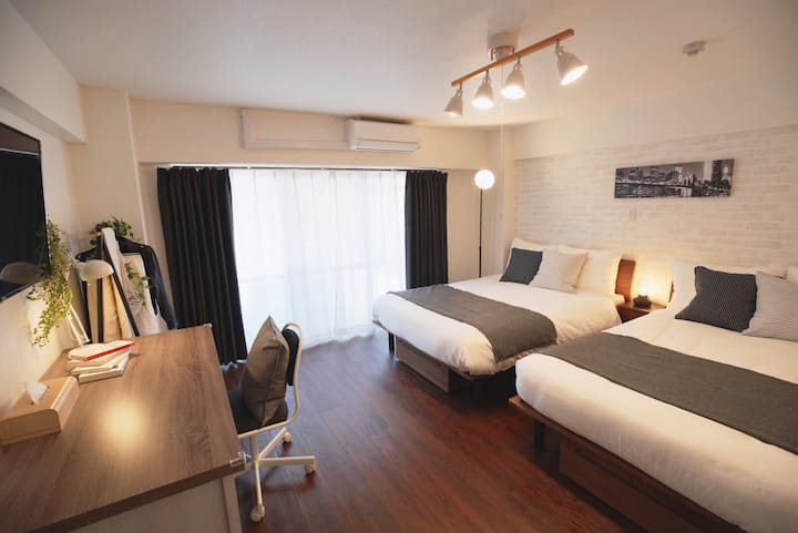 暮。新宿 Shinjuku Stay Sawa 204 - Nordic Style 2 Bedroom - Shinjuku City