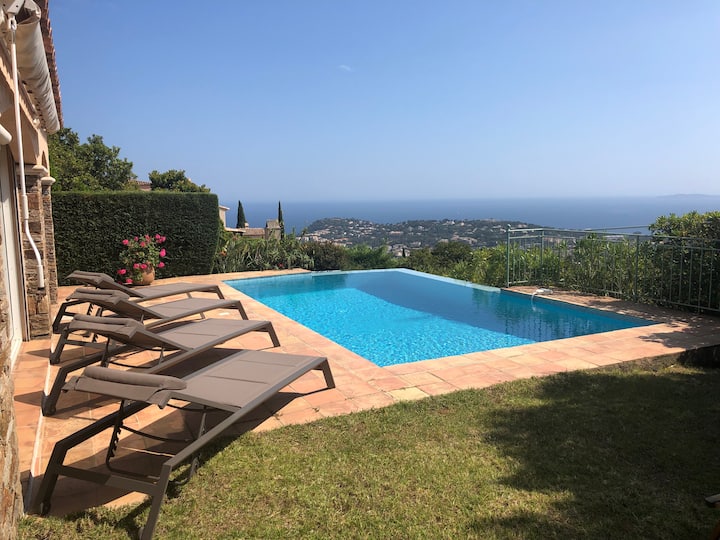 Villa Cavalaire 6 Pers Vue Mer Piscine Privée - Cavalaire-sur-Mer