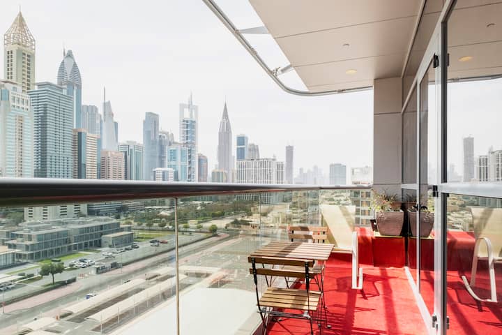 Lovely Single Room With Skyline View - With Cat - Dubai