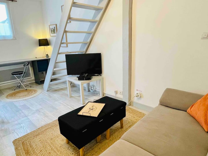Studio Mezzanine Proche Gare Dans Rue Calme - Le Mans