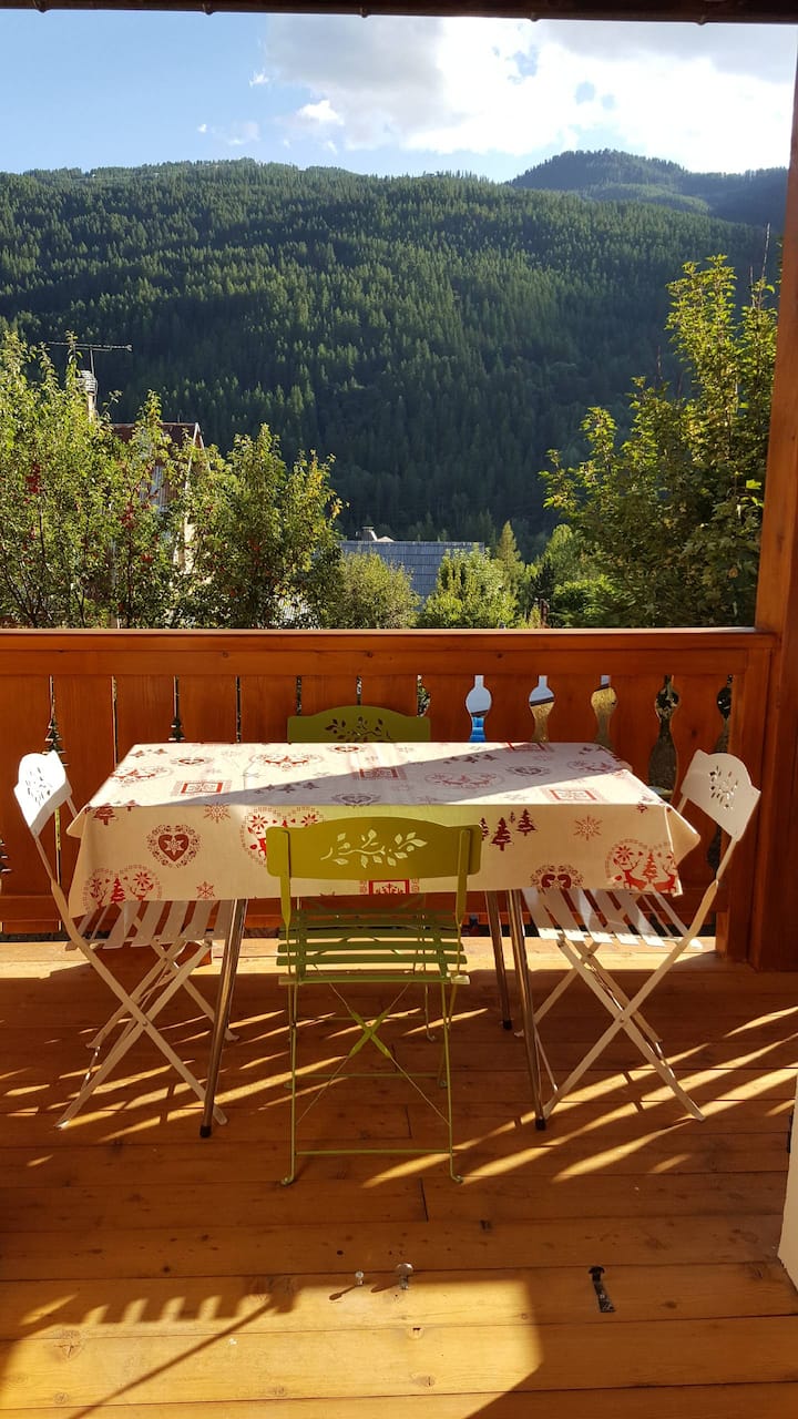 Appart Dans Maison Sud-est Terrasse - Serre Chevalier