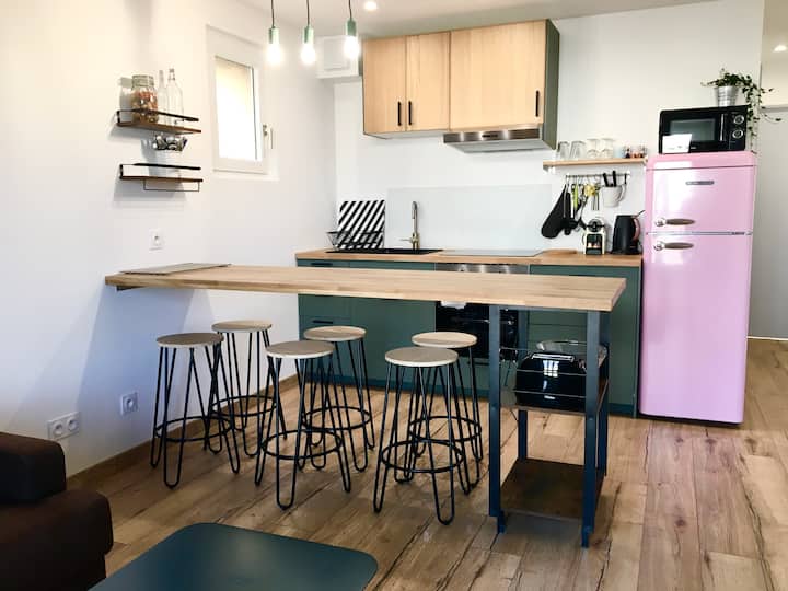 Le Peguy🔅cosy, 3 Chambres , Belle Vue ⛰ & Garage 🚘 - 格勒諾布爾
